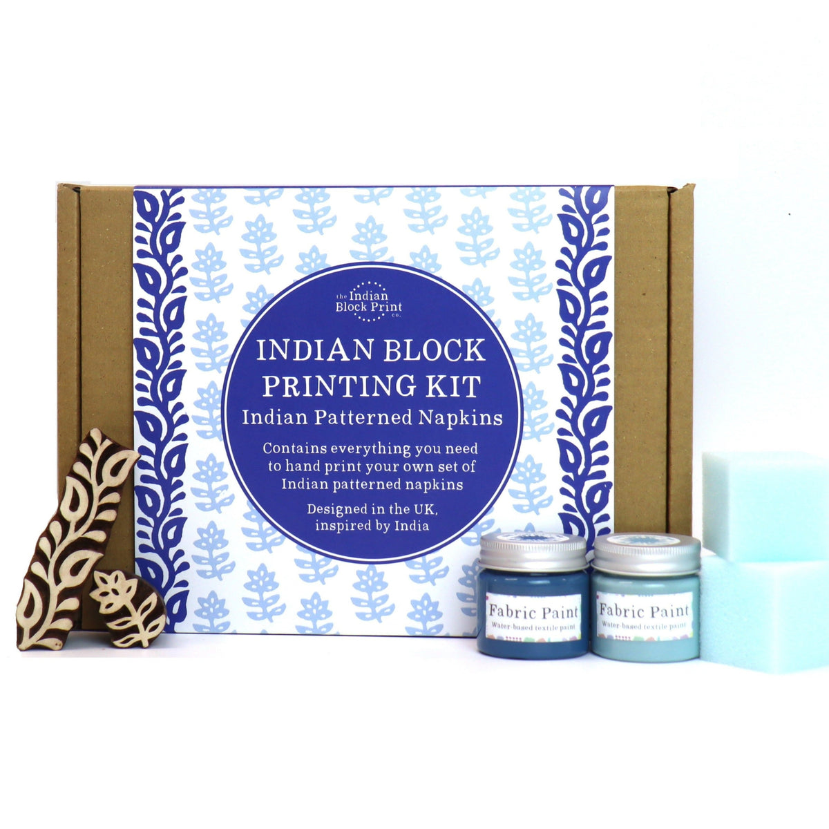 Indian Napkins Block Printing Kit – The Indian Block Print Co.