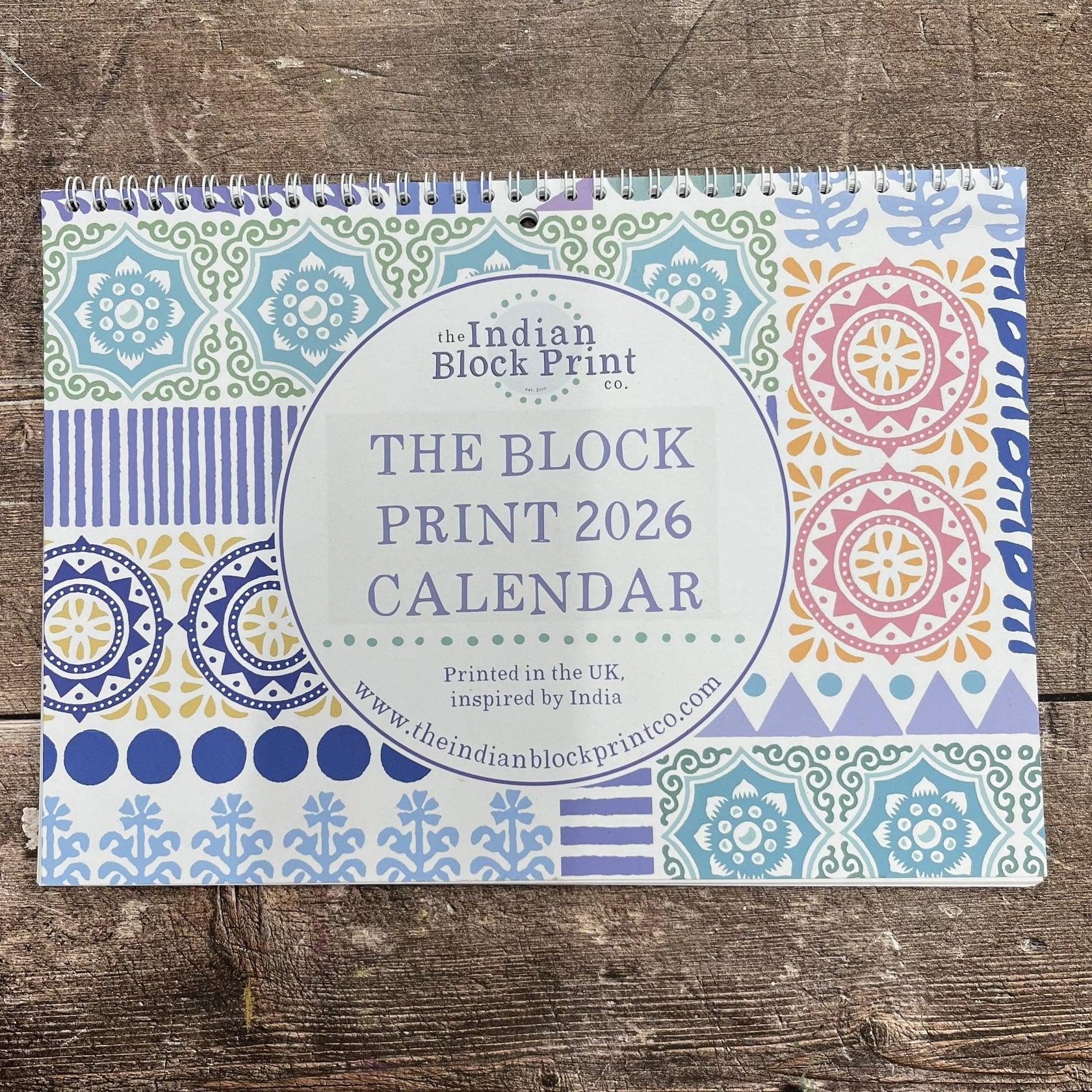 Block-Printable Calendar Kit – The Indian Block Print Co.