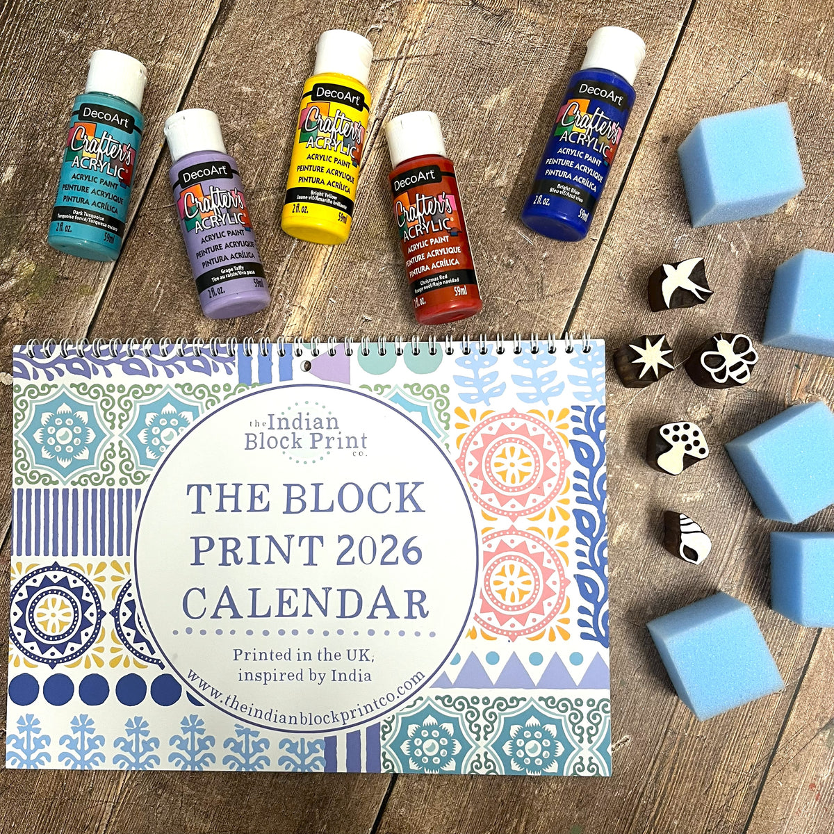 Block-Printable Calendar Kit – The Indian Block Print Co.