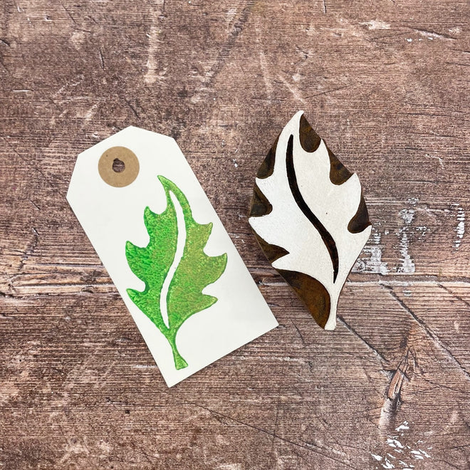 Leaves | Sheesham Wooden Printing Blocks – The Indian Block Print Co.