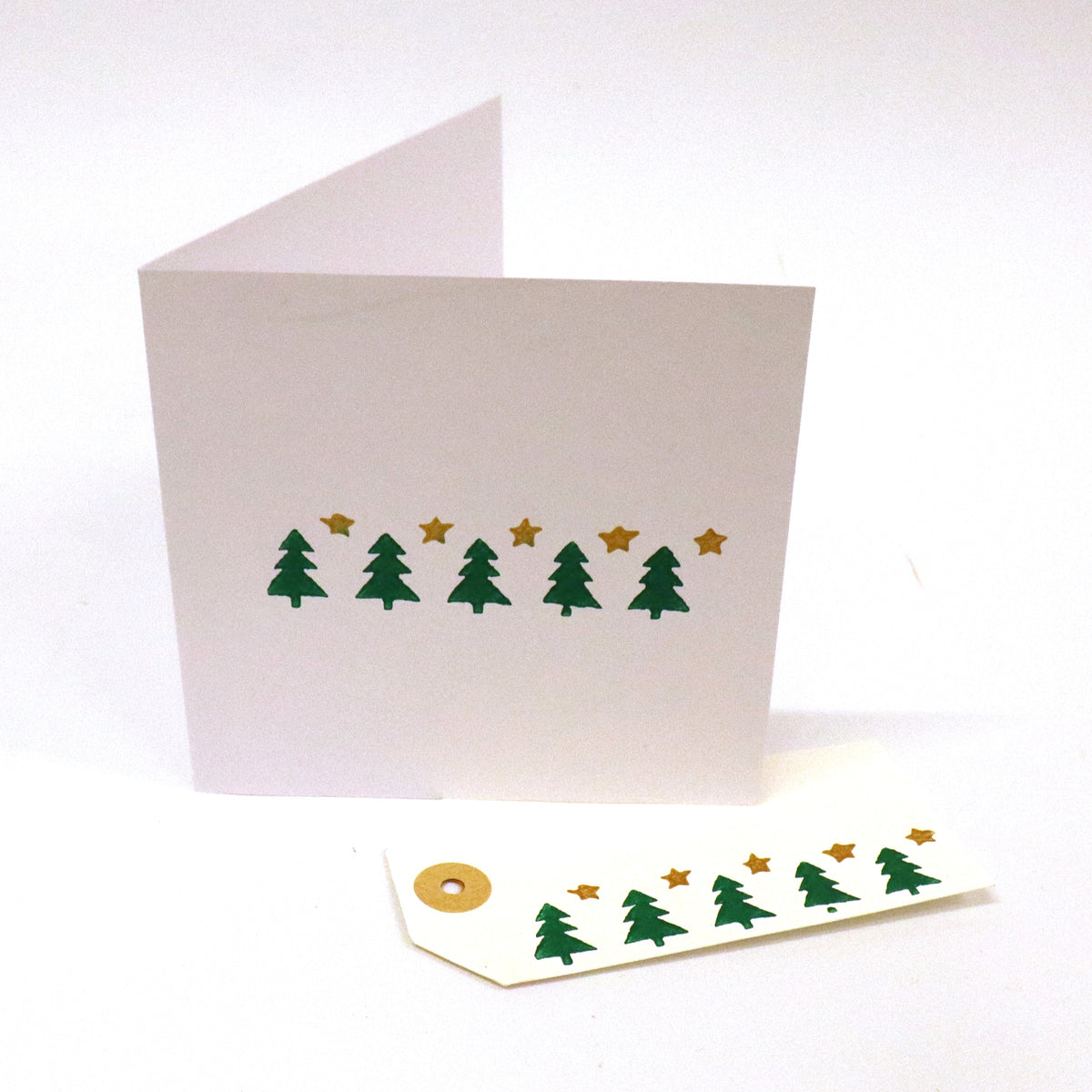Christmas Tree Border SECONDS – The Indian Block Print Co.