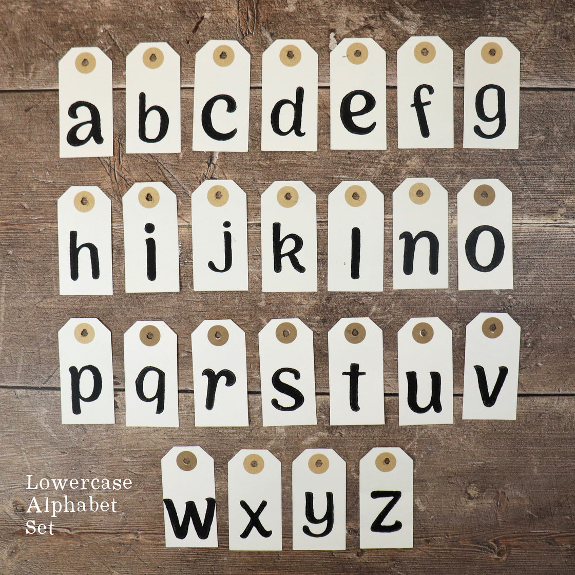 Individual Alphabet Letters – The Indian Block Print Co.