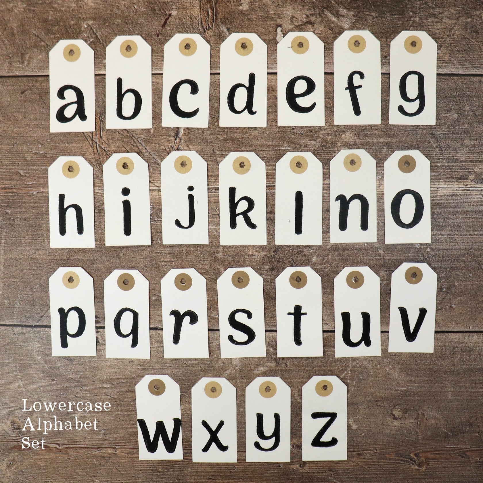 Individual Alphabet Letters – The Indian Block Print Co.