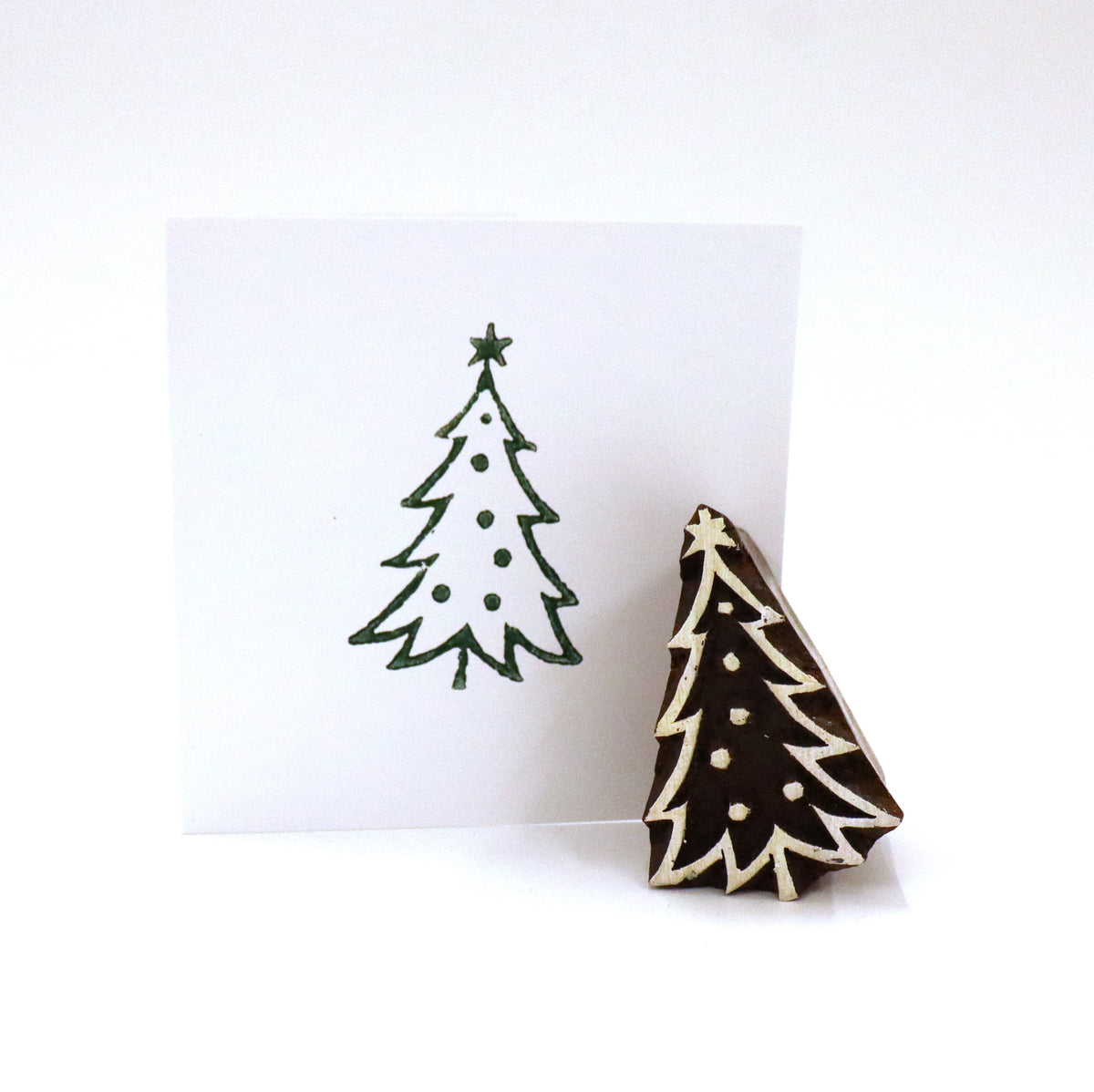 Small Spotty Christmas Tree – The Indian Block Print Co.