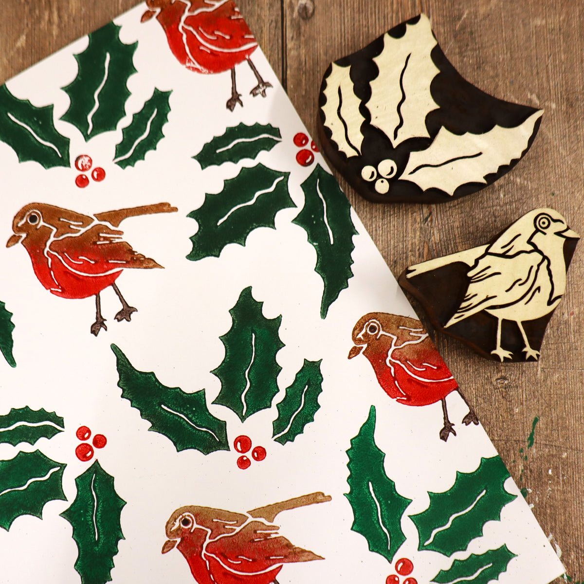 The Crafty Lass - Robin – The Indian Block Print Co.