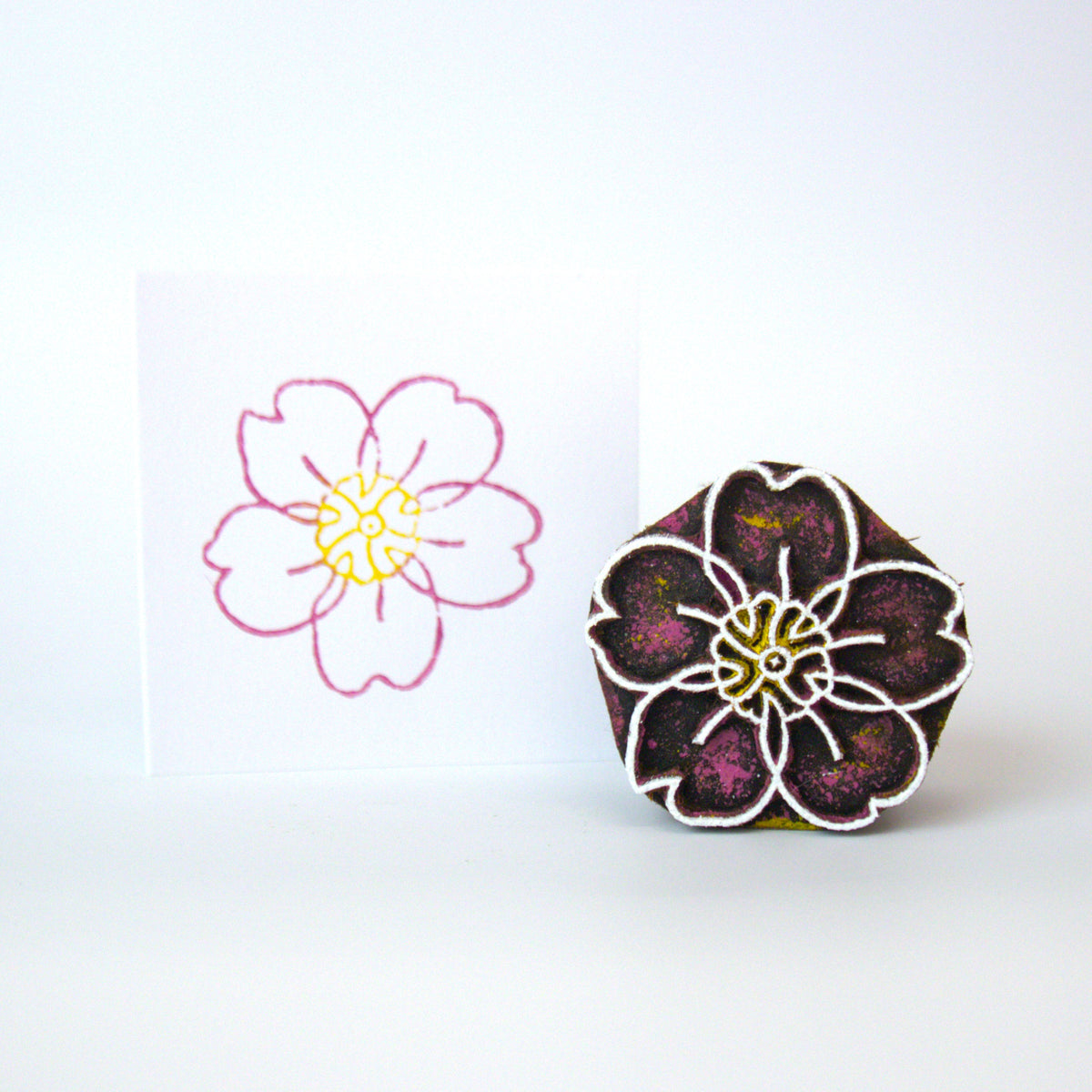 The Crafty Lass - Outline Primrose – The Indian Block Print Co.