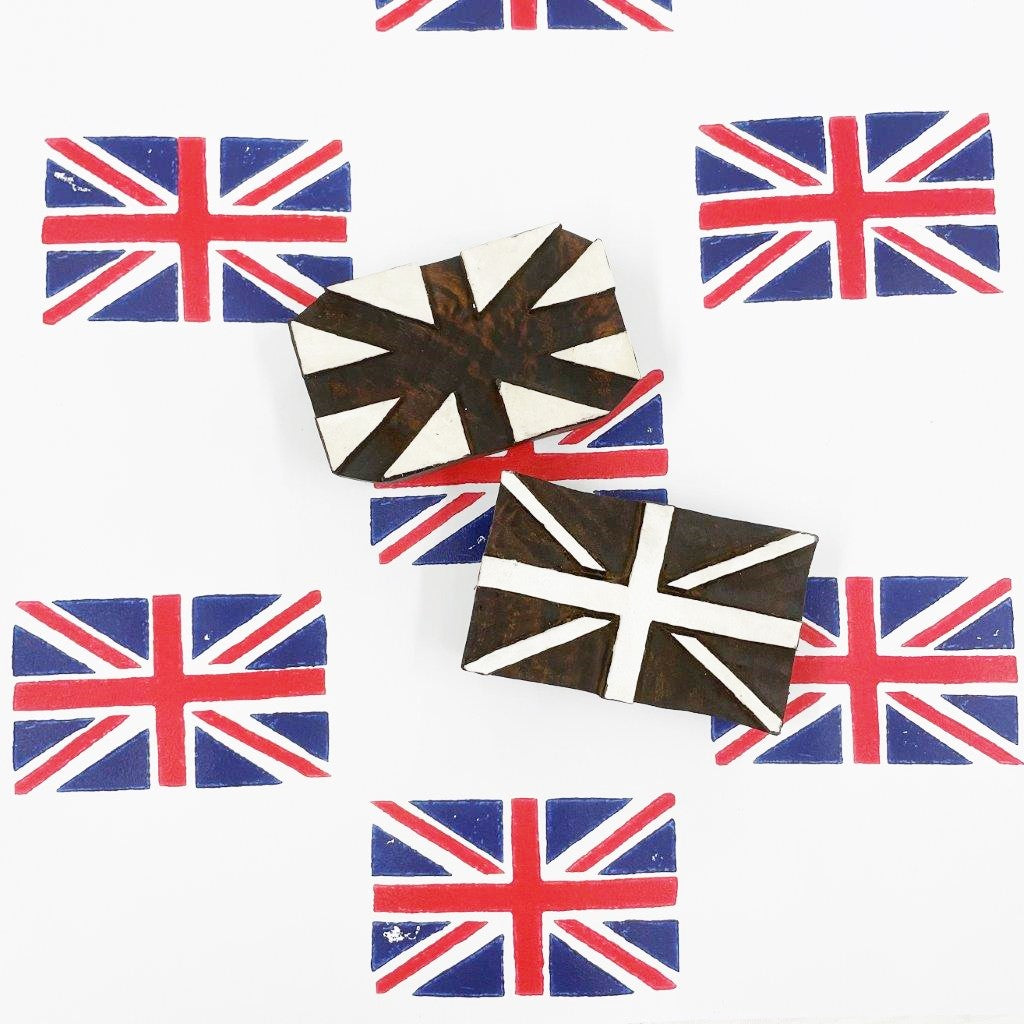 2-Part Union Jack – The Indian Block Print Co.