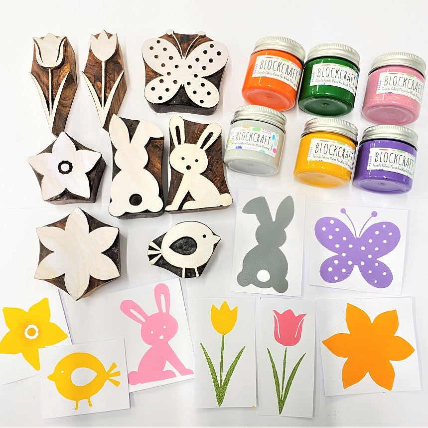 Block Printing Set - Ultimate Easter Bundle – The Indian Block Print Co.
