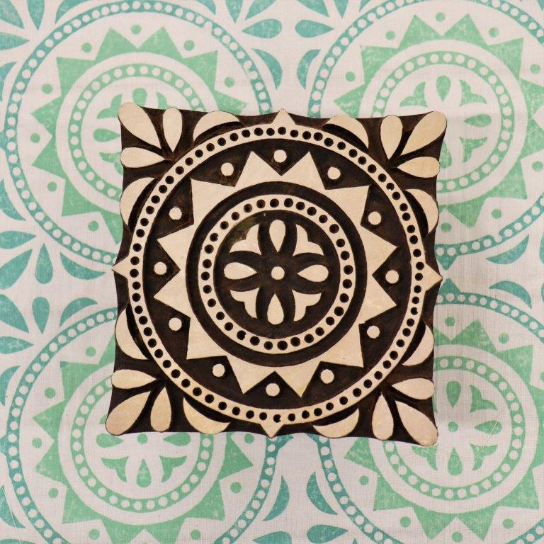 Traditional Printing Block - Large Moroccan Tile – The Indian Block ...