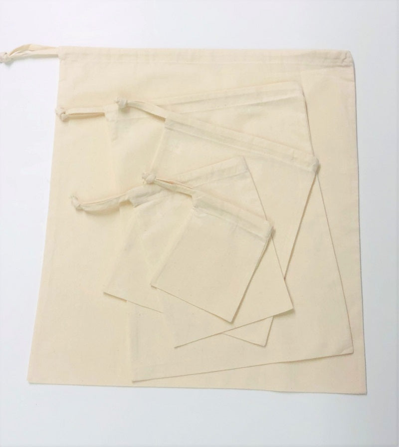 Cotton Drawstring Bags – The Indian Block Print Co.