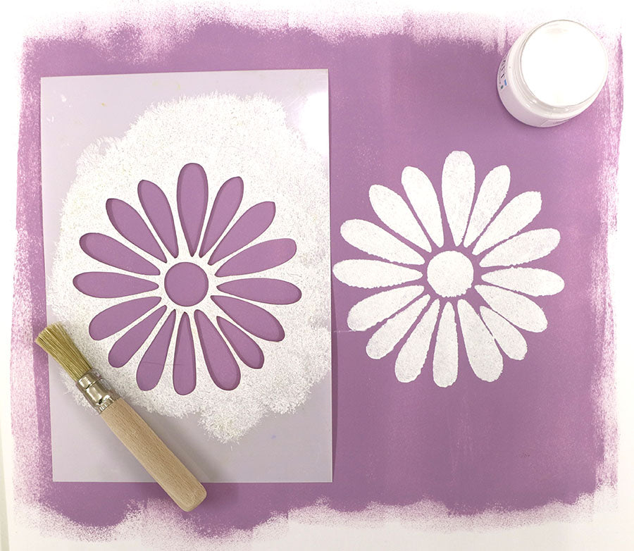 Daisy Flower Stencil – The Indian Block Print Co.