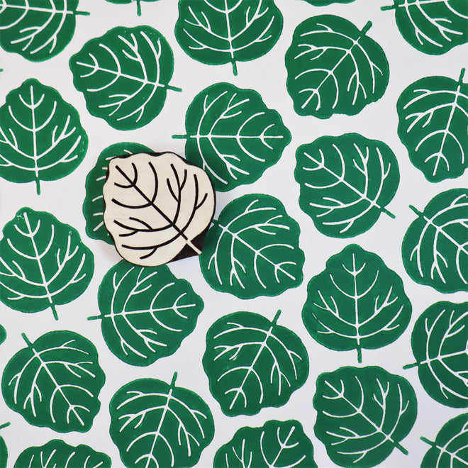 Leaves | Sheesham Wooden Printing Blocks – The Indian Block Print Co.