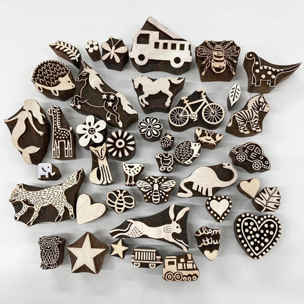 Block Printing Workshop Kit for Hire - Oxfordshire – The Indian Block ...