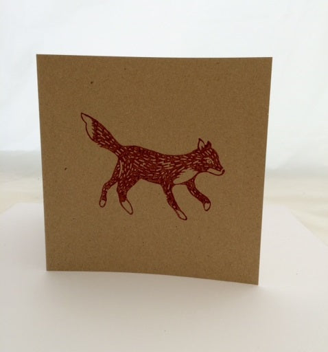 Indian Wooden Printing Block - Running Fox Looking... – The Indian ...