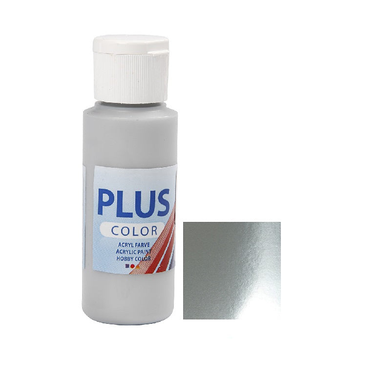 Silver Metallic Acrylic Paint 60ml – The Indian Block Print Co.