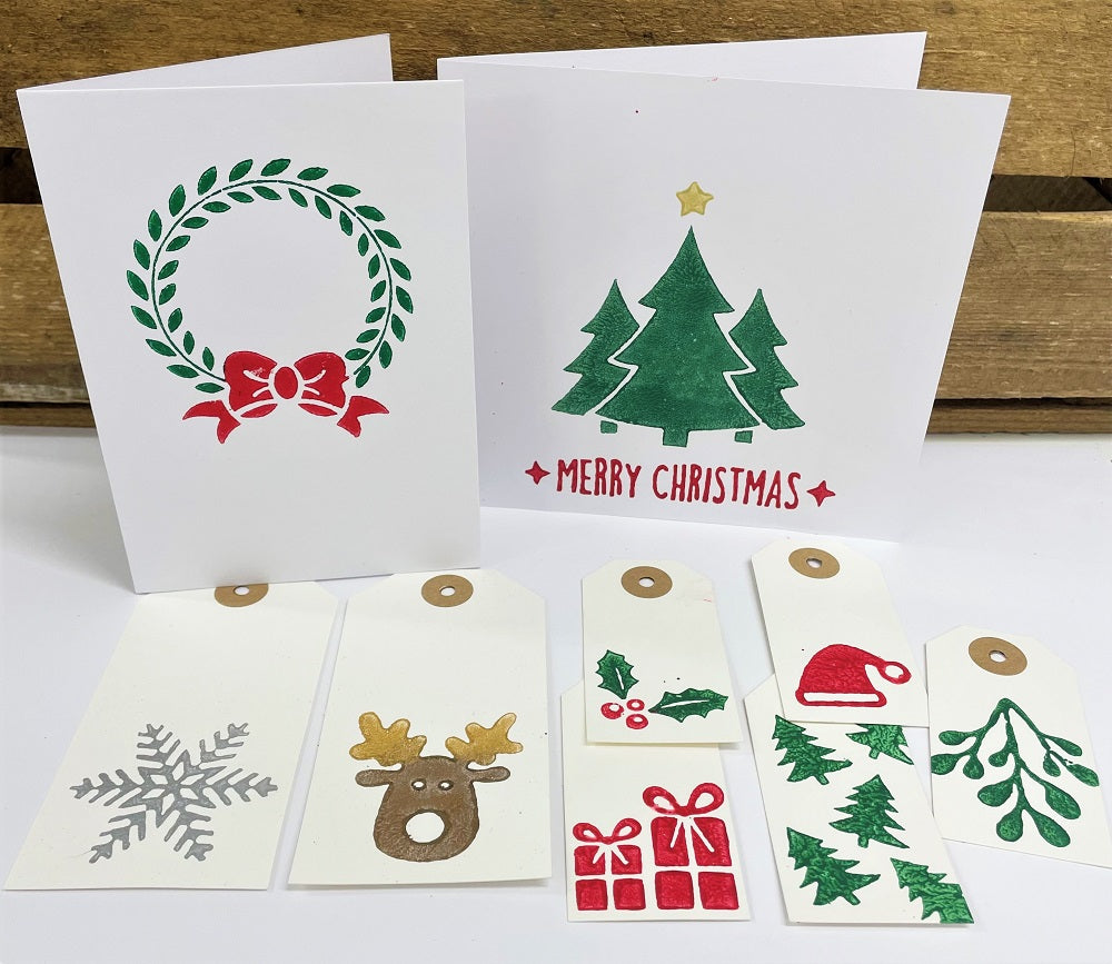 ** Contemporary Christmas Block Set – The Indian Block Print Co.