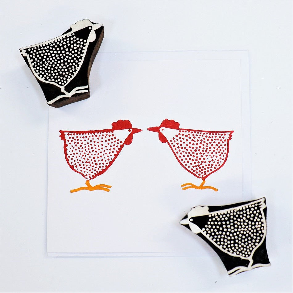 Dotty Chicken – The Indian Block Print Co.
