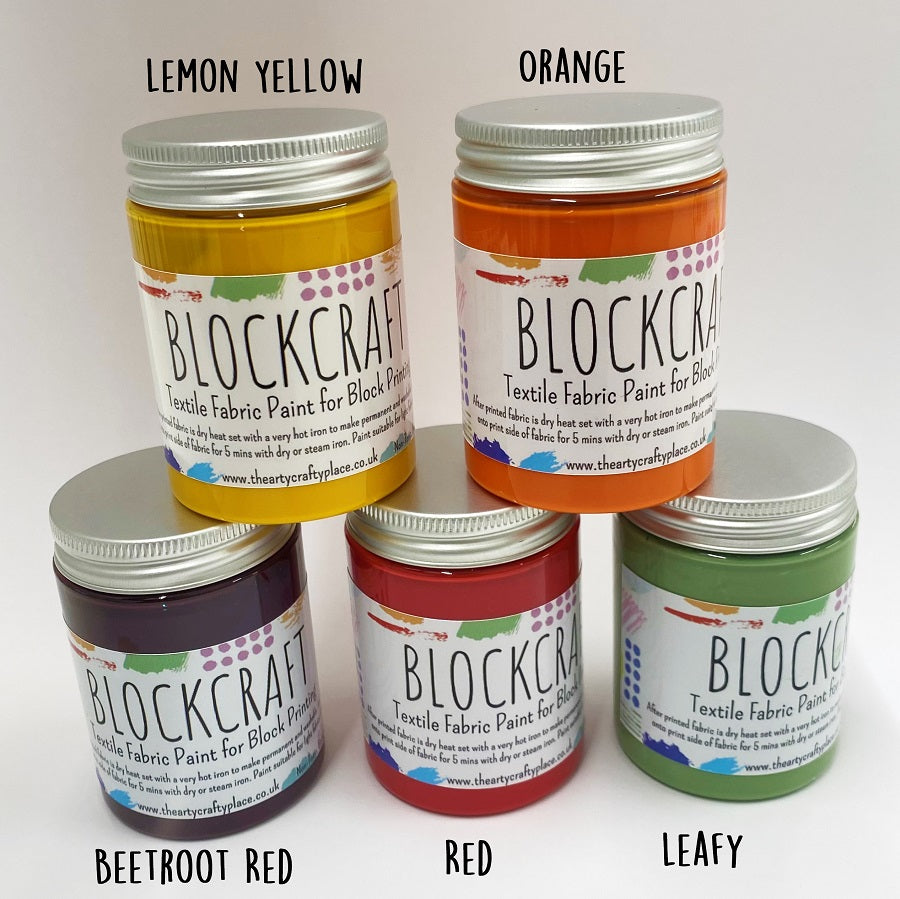 Fabric Paint Set - Fruit & Veg Colours – The Indian Block Print Co.