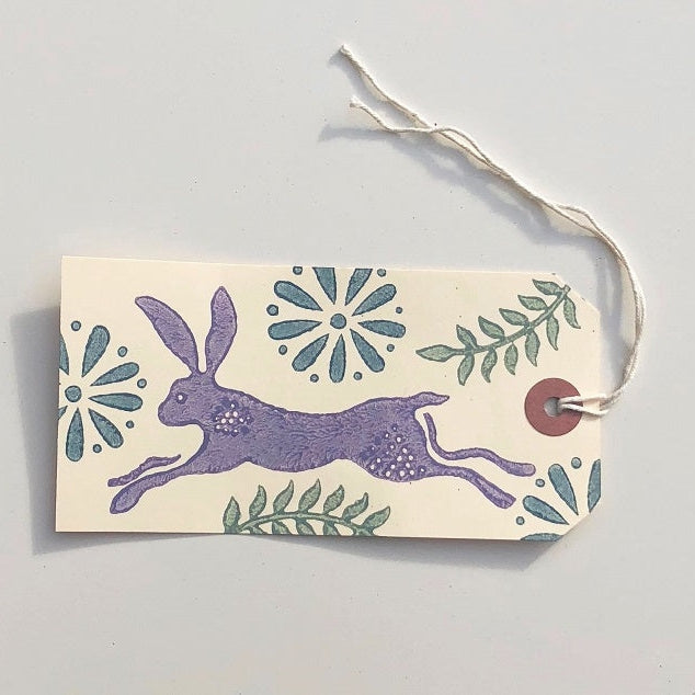 Indian Wooden Block Set - Hares and Seedheads – The Indian Block Print Co.