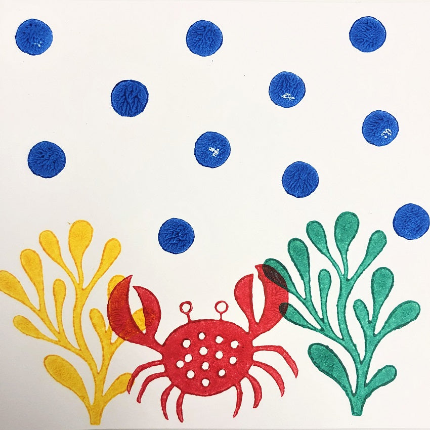 Crab- 3 Sizes – The Indian Block Print Co.