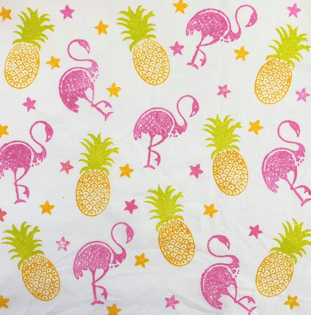 Indian Wooden Block Set - Funky Flamingo – The Indian Block Print Co.