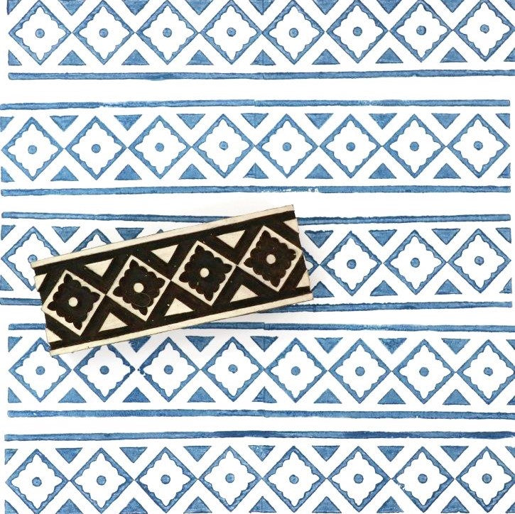 *New* Large Patterned Border – The Indian Block Print Co.