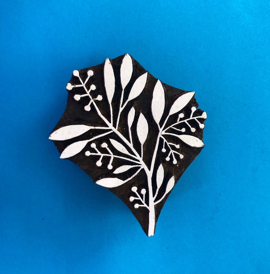 Botanical Berries and Leaves – The Indian Block Print Co.