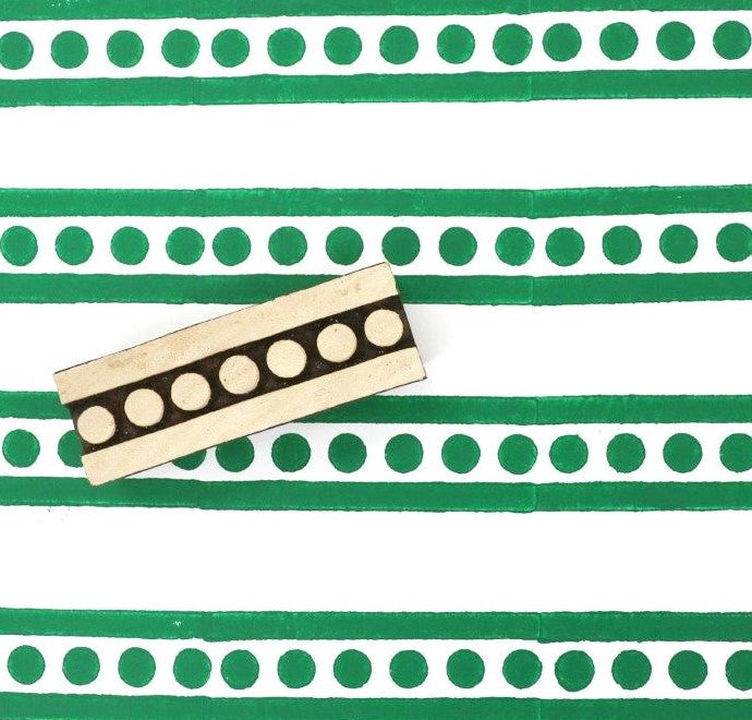 Spotty Border – The Indian Block Print Co.