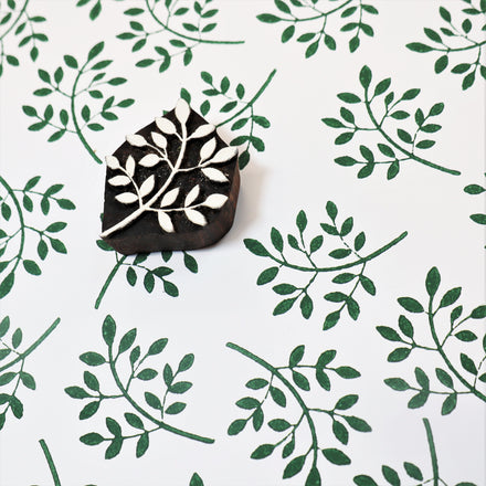 Leaves | Sheesham Wooden Printing Blocks – The Indian Block Print Co.