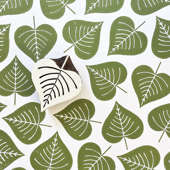 Leaves | Sheesham Wooden Printing Blocks – The Indian Block Print Co.