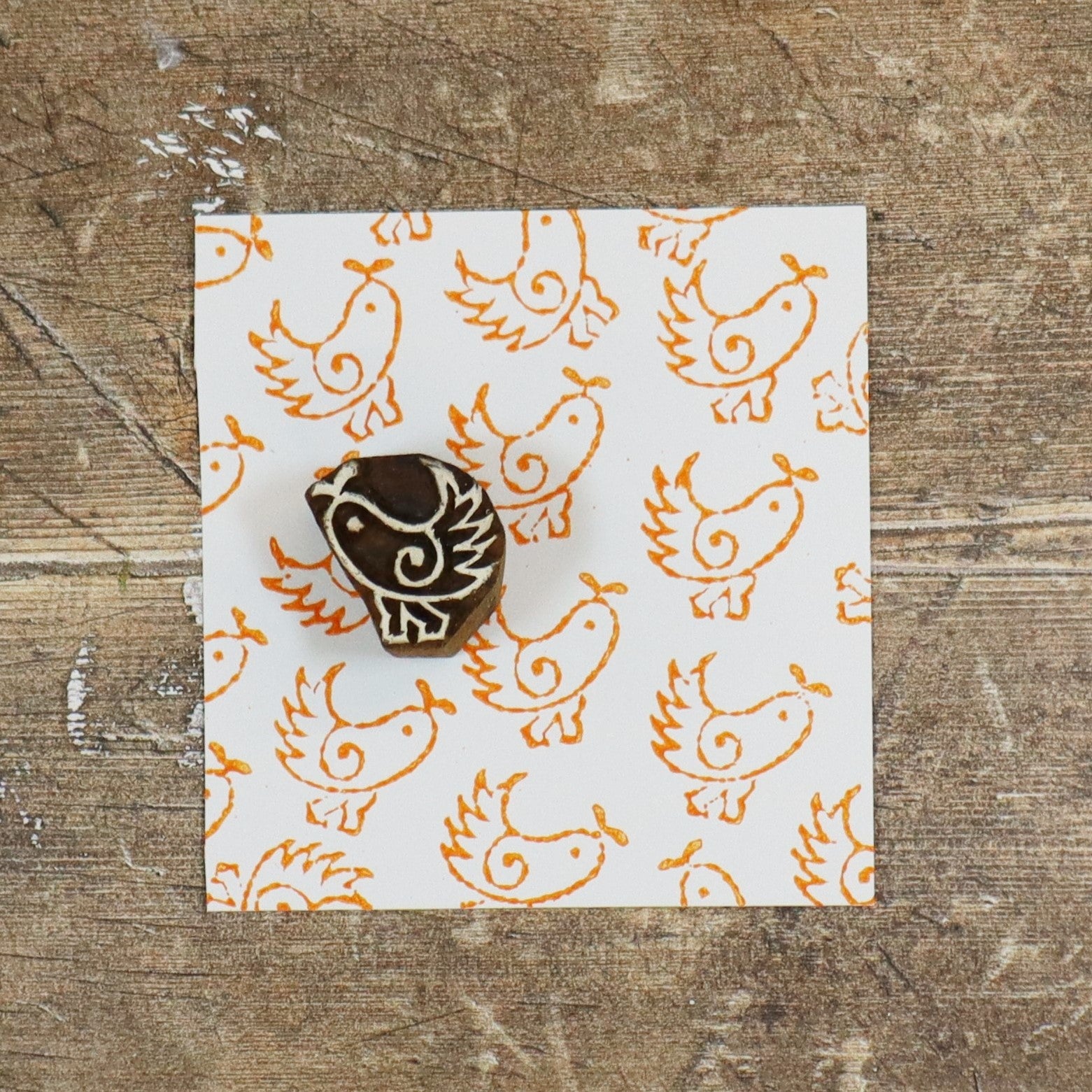 Indian Wooden Printing Block - Mini Animals – The Indian Block Print Co.