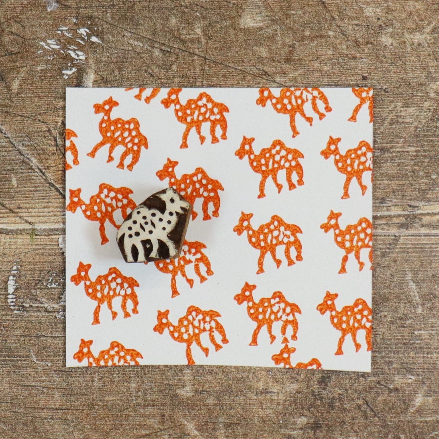 Indian Wooden Printing Block - Mini Animals – The Indian Block Print Co.
