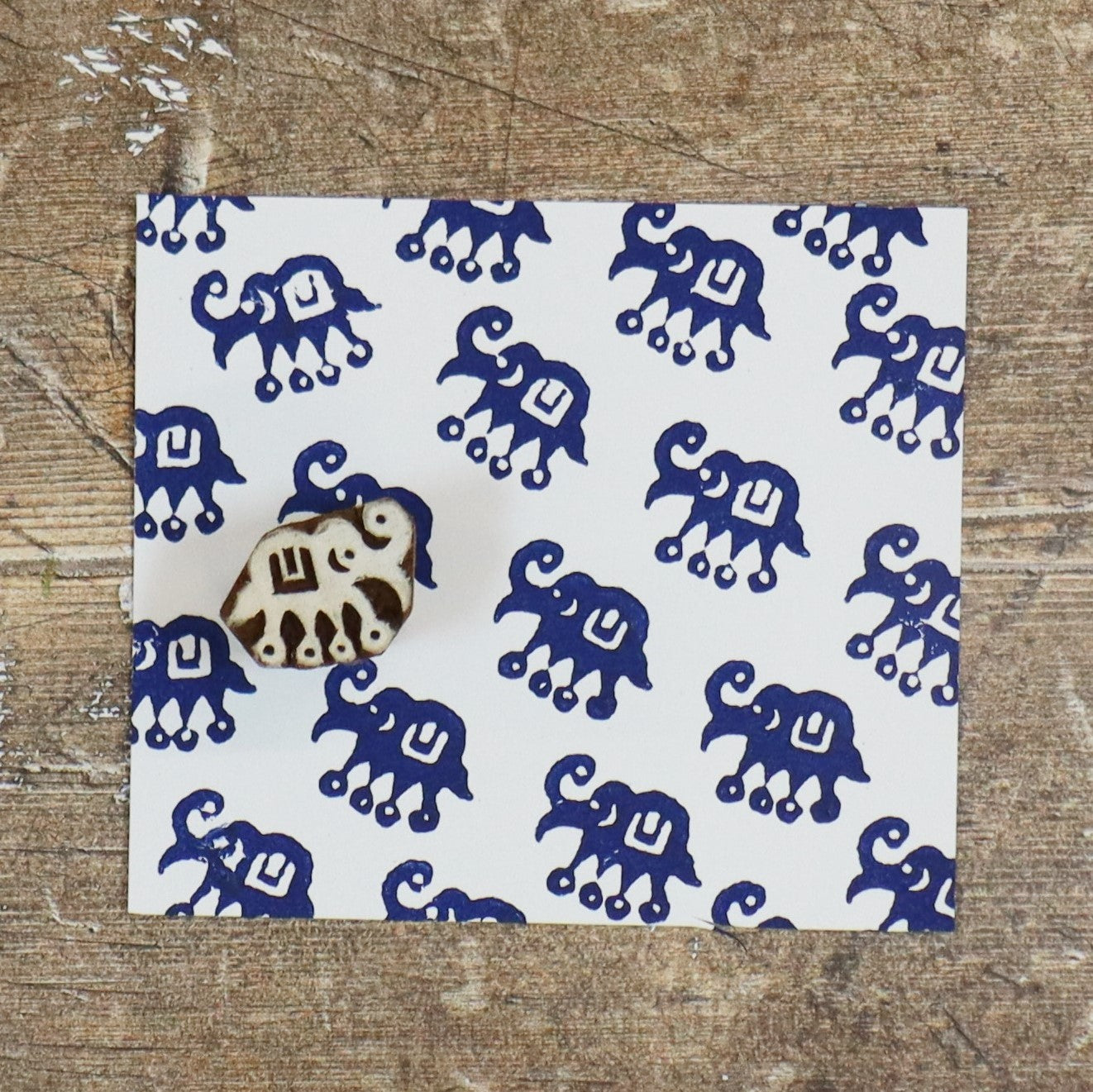 Indian Wooden Printing Block - Mini Animals – The Indian Block Print Co.