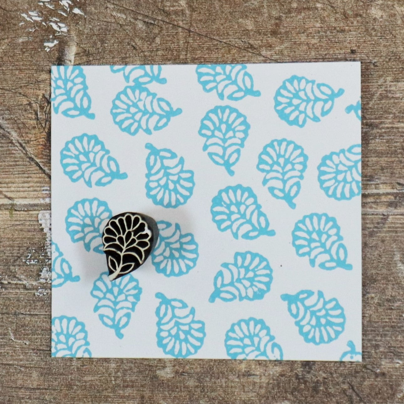 Indian Wooden Printing Blocks - Mini Paisleys – The Indian Block Print Co.