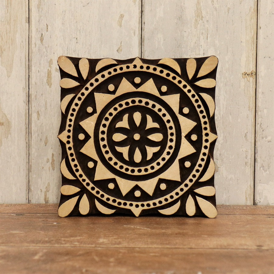 Traditional Printing Block - Large Moroccan Tile – The Indian Block ...