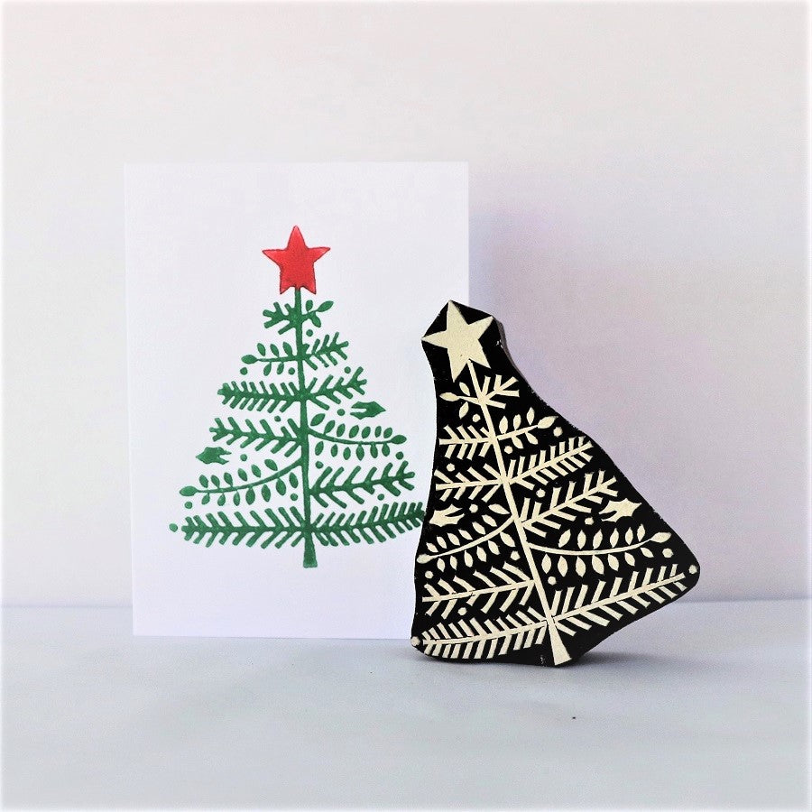 Pine & Holly Tree – The Indian Block Print Co.