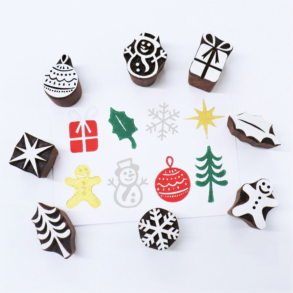 *New* Small Christmas Designs – The Indian Block Print Co.