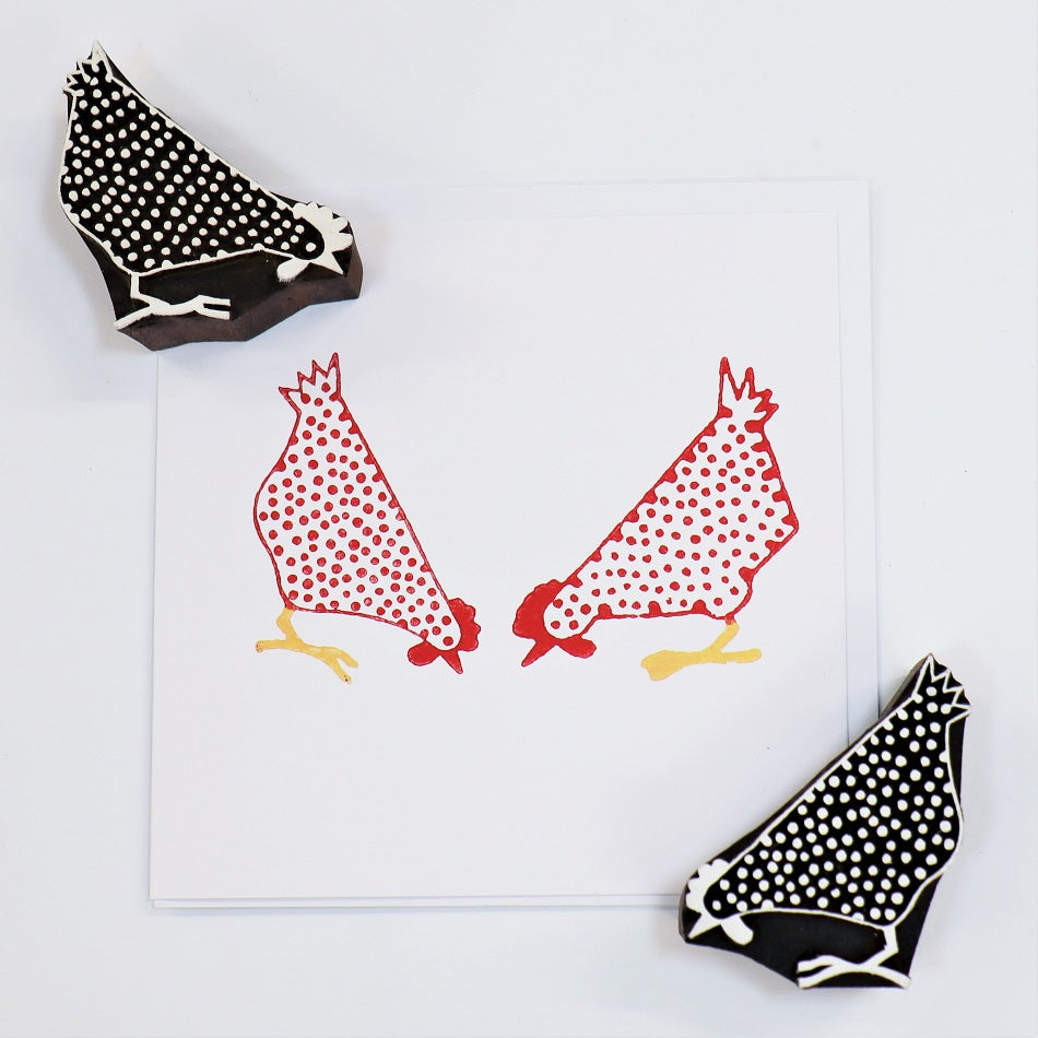 Small Spotty Chicken – The Indian Block Print Co.