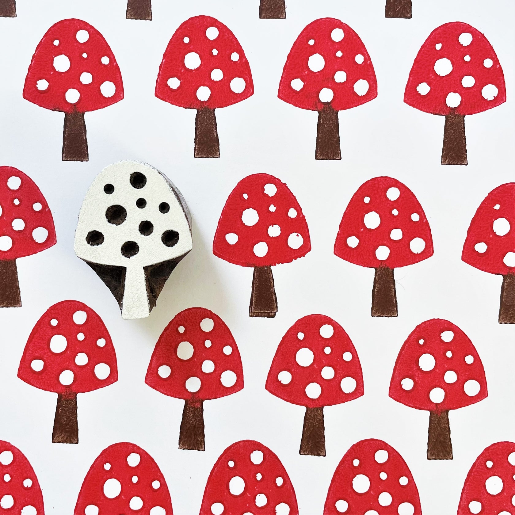 Small Toadstool – The Indian Block Print Co.