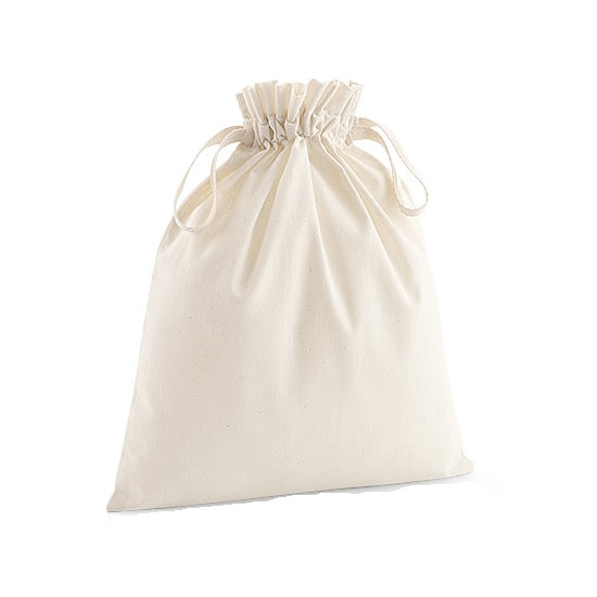 Organic Cotton Soft Drawstring Bag – The Indian Block Print Co.