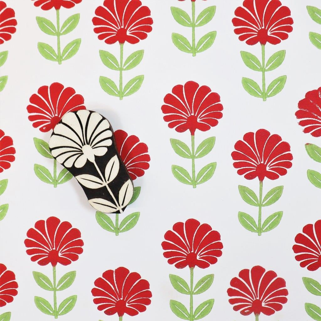 Standing Flower – The Indian Block Print Co.